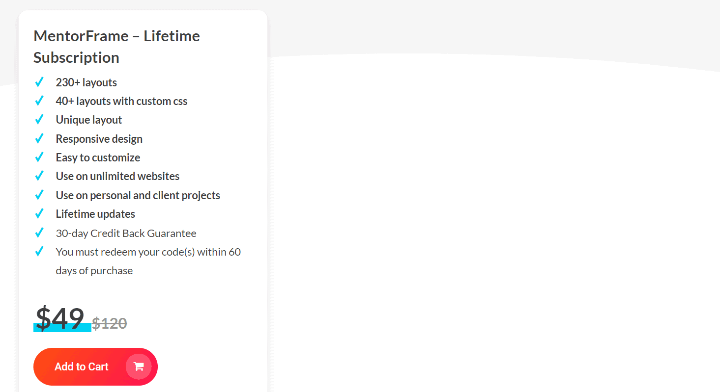 MentorFrame Lifetime Deal: Website Builder