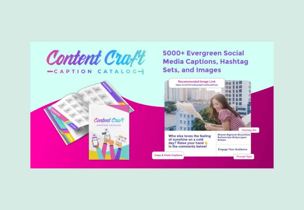 Content Craft Caption Catalog Lifetime Deal