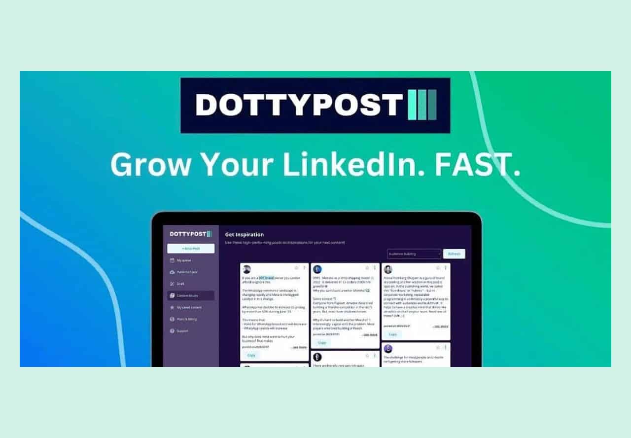 Dottypost Lifetime Deal: Linkedin Content Creation Tool